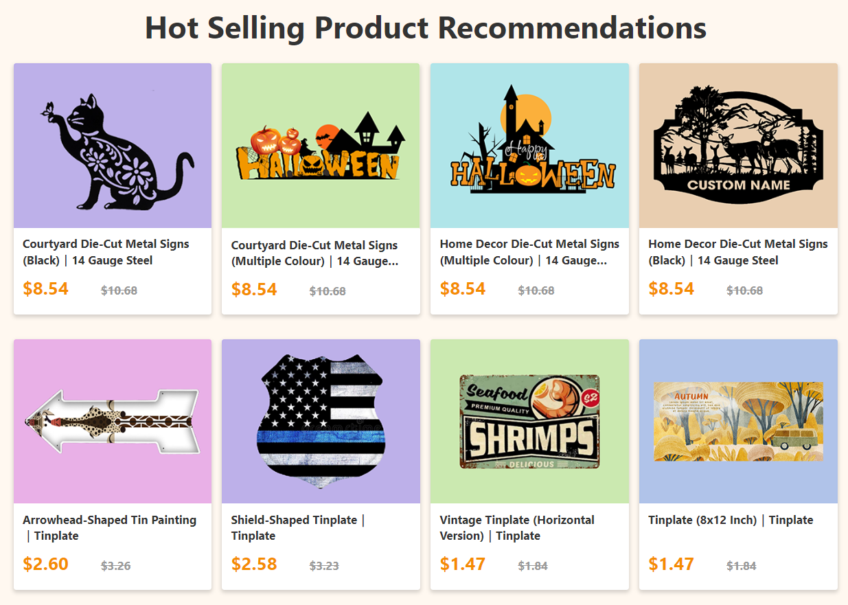 Best-Selling Custom Metal Signs: Adding Unique Charm to Your Brand ...