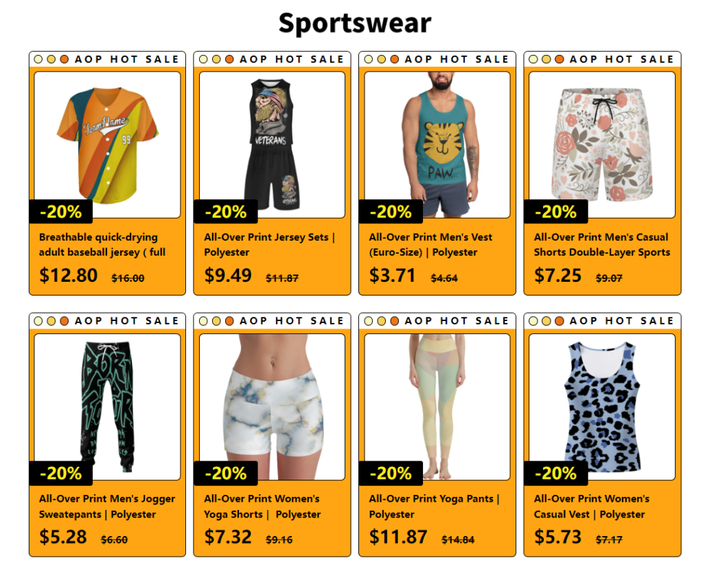 Exploring Market Trends and Recommended All-Over Print Apparel Types ...